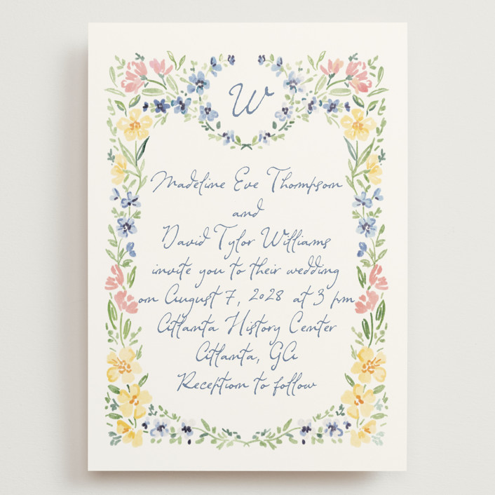 Meadow Whisper Grand Wedding Invitations by Petra Kern | Minted