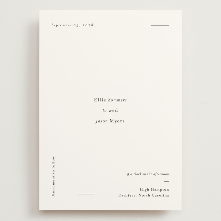 Tuscany Grand Wedding Invitations by Blustery August | Minted