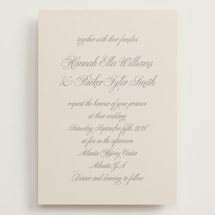 Let's Say I Do Grand Wedding Invitations by Petra Kern | Minted