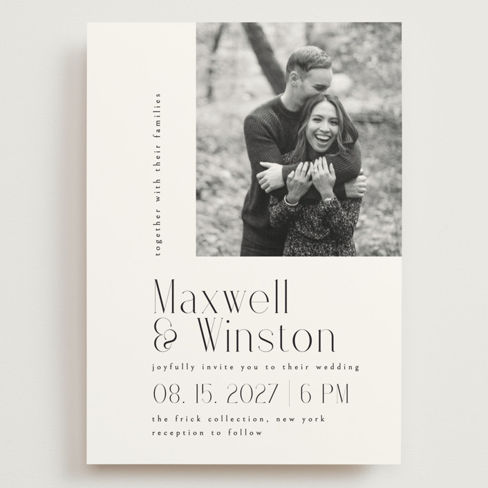 Wedding Editorial Grand Wedding Invitations by Ana de Sousa | Minted