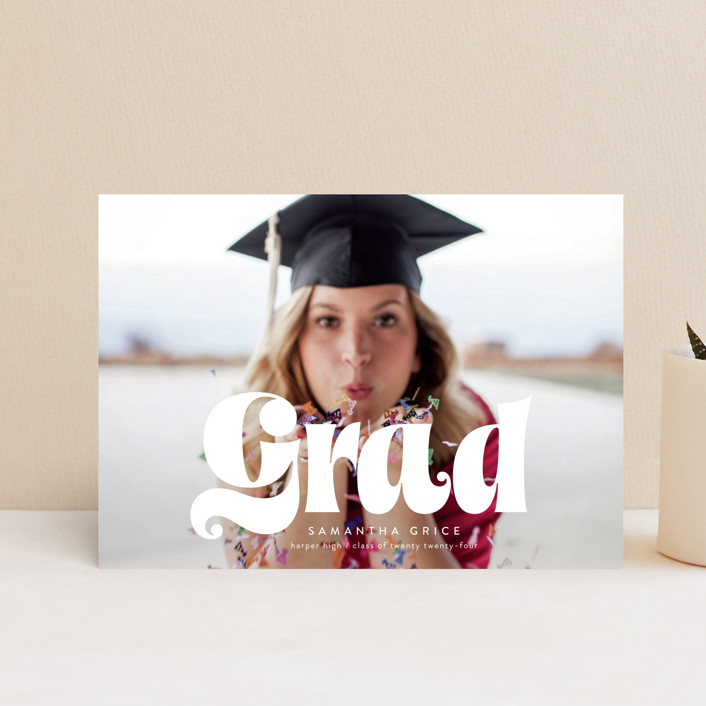 Posh Petite Graduation Announcements by Lori Wemple | Minted