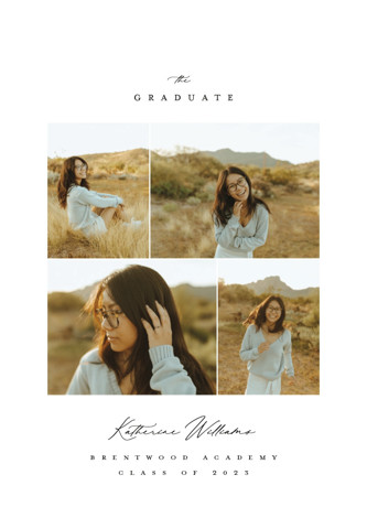 proud Petite Graduation Announcements by MC Designs | Minted