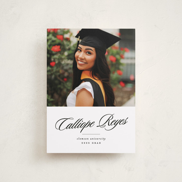 Most Classic Petite Graduation Announcements by Lea Delaveris | Minted