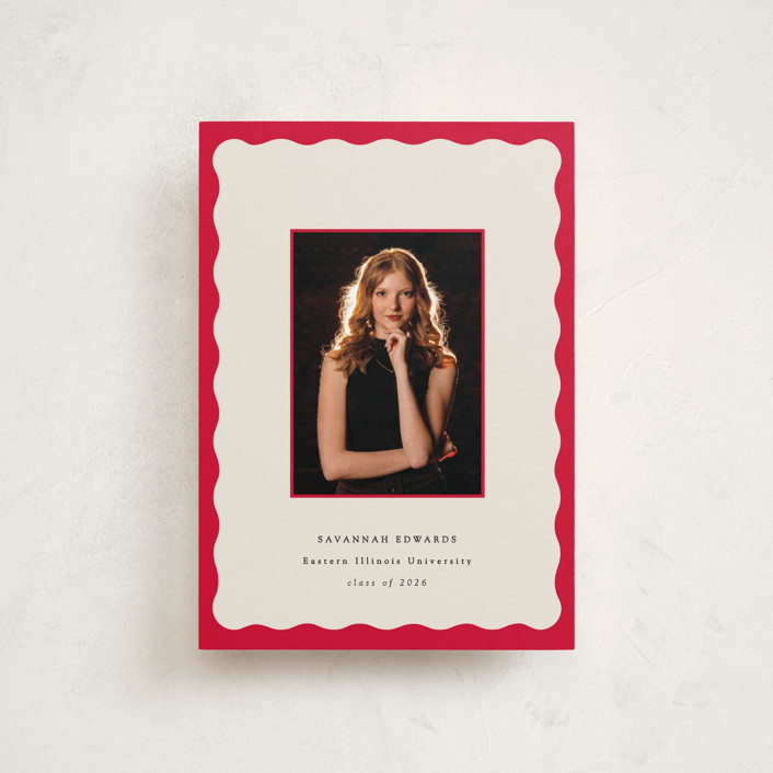Decorative Frame Petite Graduation Announcements by Baumbirdy | Minted