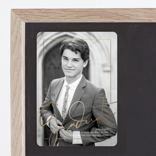 reserved grad Foil-Pressed Graduation Announcement... | Minted