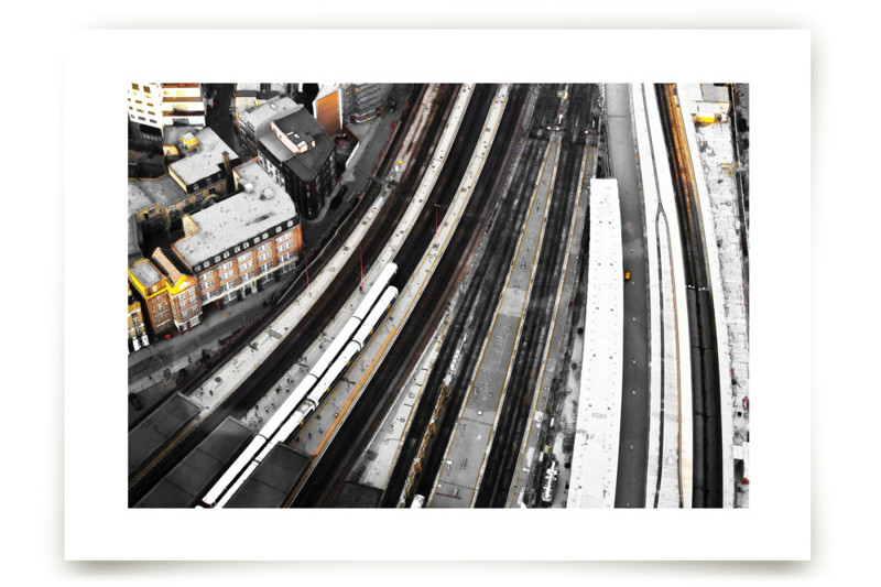 Stroke of infrastructure Fine Art Prints by Van Tsao | Minted