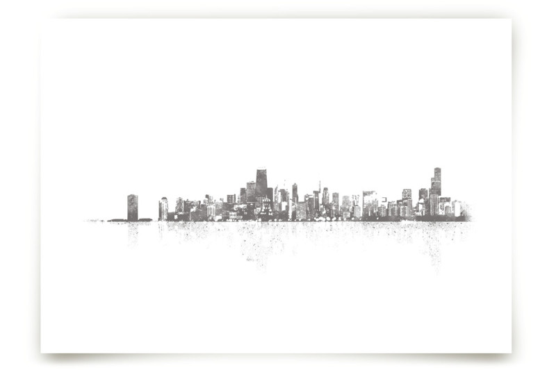 Chicago Skyline Fine Art Prints by Paul Berthelot | Minted