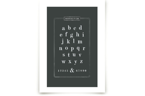 Font Fanatic Art Prints by amanda cunningham | Minted