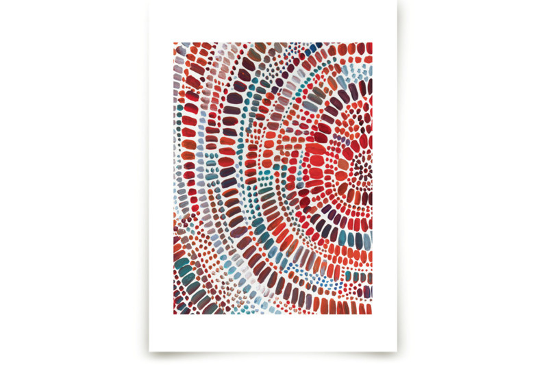 Fire Ripple Drop Fine Art Prints by Holly Royval | Minted