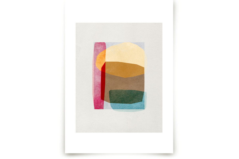 sheer shapes Fine Art Prints by Sumak Studio | Minted