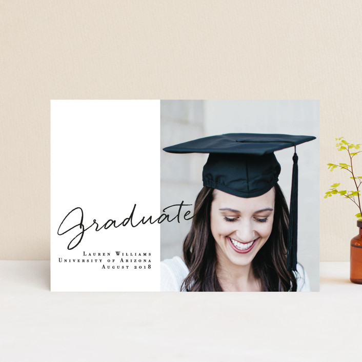 Essentials Graduation Announcement Postcards by Susan Brown | Minted