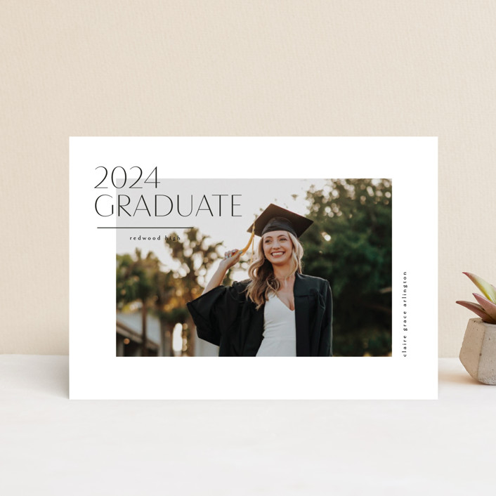 Cornered Graduation Announcement Postcards by Kelly Schmidt | Minted