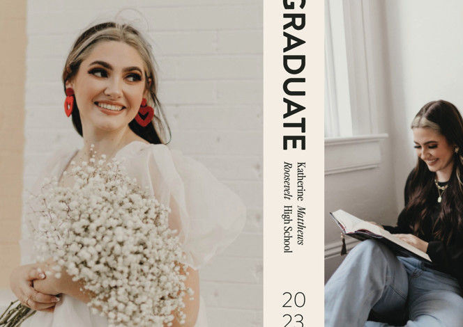 Bookmark Graduation Announcement Postcards by Jenna Holcomb | Minted