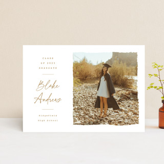 Ripped Graduation Announcement Postcards by Caroly... | Minted