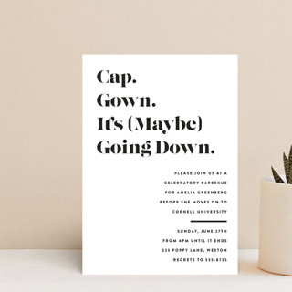 It's Going Down Graduation Announcement Postcards... | Minted