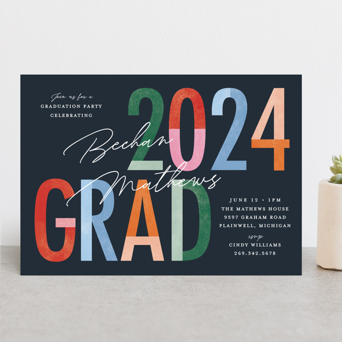 Snap Graduation Party Invitations by Pixel and Hank | Minted