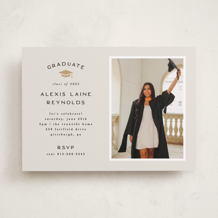 Official Party Graduation Party Invitations by Hooray Creative | Minted