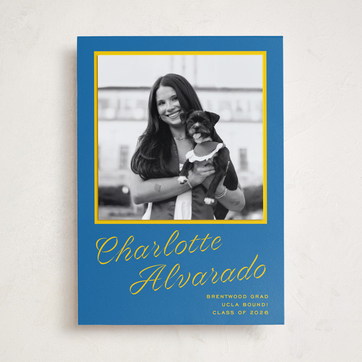 cotillion Graduation Announcement Photo Mount Cards by Megan Davis | Minted