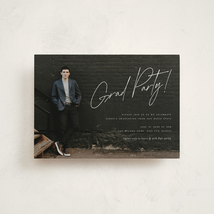 Written Graduation Party Invitation Postcards by Christie Garcia | Minted