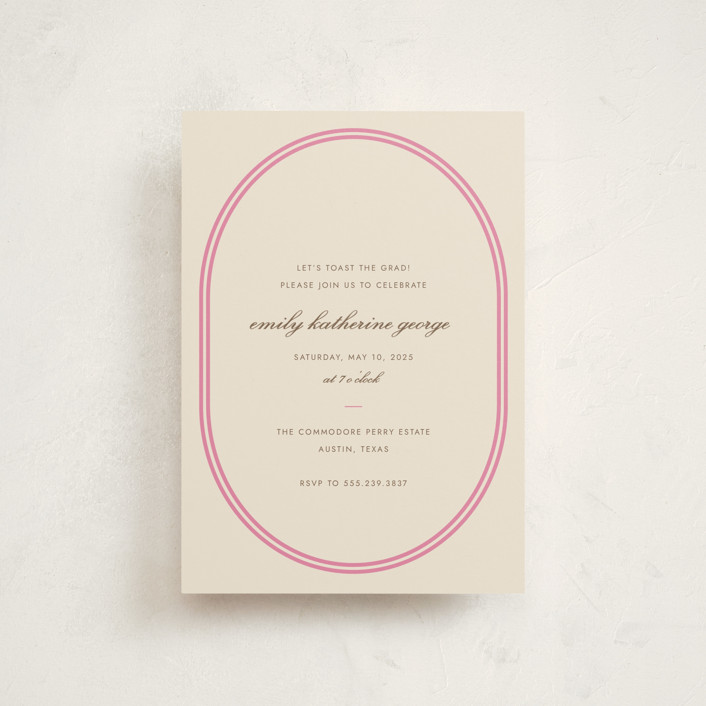 Bocce Graduation Party Invitation Postcards by Megan Davis | Minted