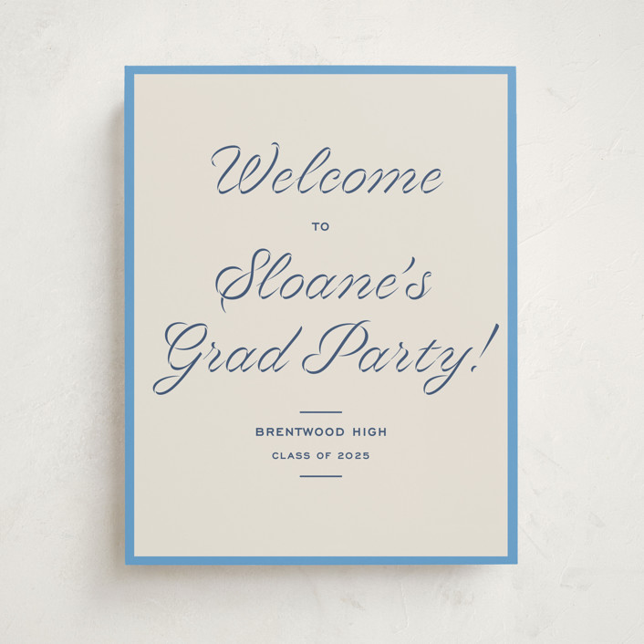 cotillion Graduation Welcome Signs by Megan Davis | Minted