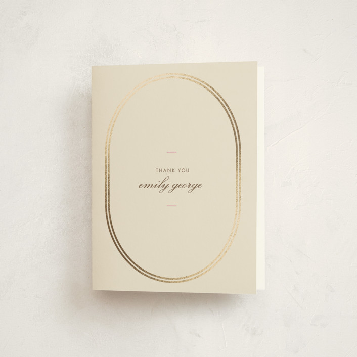 Bocce Foil-Pressed Graduation Thank You Cards by Megan Davis | Minted