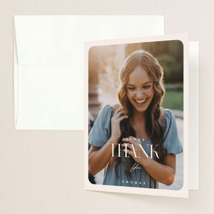 Vintage Border Graduation Thank You Cards by Morgan Kendall | Minted