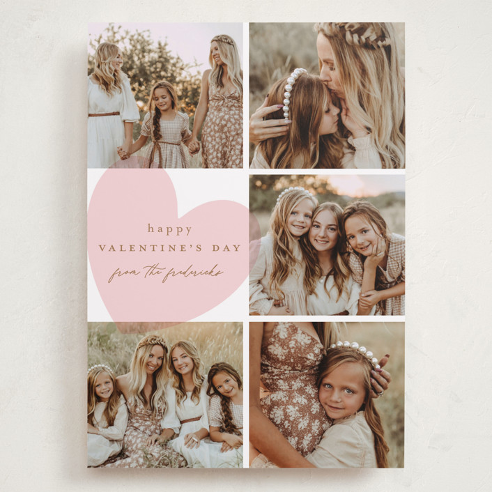 Heart Grid Grand Valentine's Day Cards by Jackie Crawford | Minted