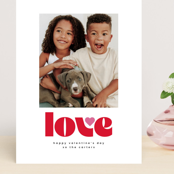 Love Heart Grand Valentine's Day Cards by Lori Wemple | Minted