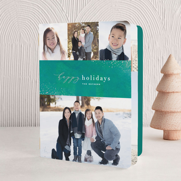 Sparkling Wine Holiday Booklette™ Cards by Hooray Creative | Minted