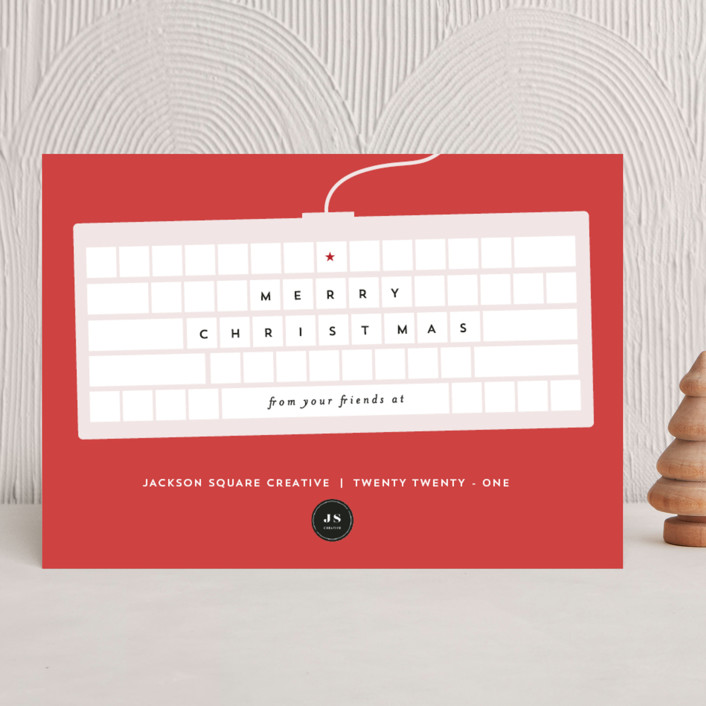 Keypad wishes Business Holiday Cards by Anupama | Minted