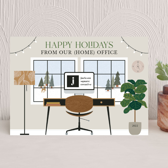 Home Office Business Holiday Cards by Beth Schneider | Minted