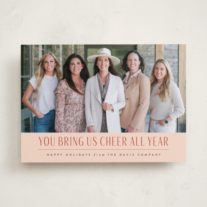 year round cheer Business Holiday Cards by Sara Hicks Malone | Minted