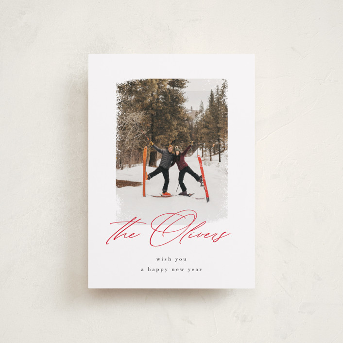 Family Signature Holiday Petite Cards by AK Graphics | Minted