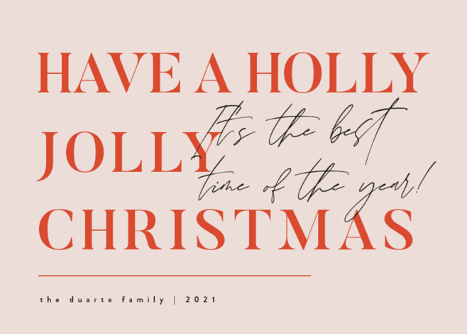 Holly Jolly Christmas Holiday Cards by Corinne Malesic | Minted