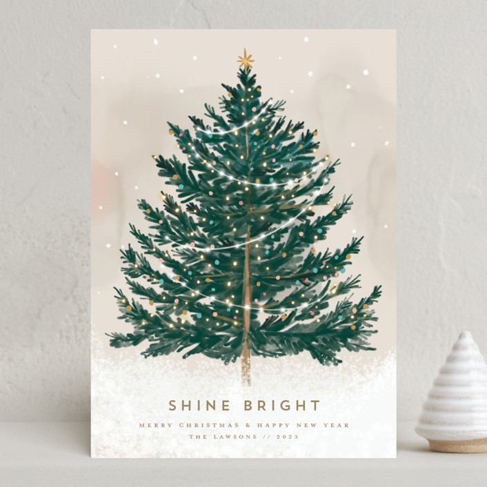 Shine Bright Holiday Cards by Petra Kern | Minted