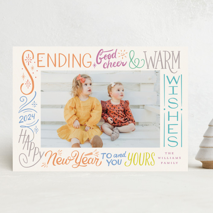 Fresh New Year New Year Photo Cards by Morgan Ramberg | Minted