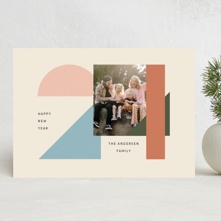 24 Shapes New Year Photo Cards by Inkblot Design | Minted