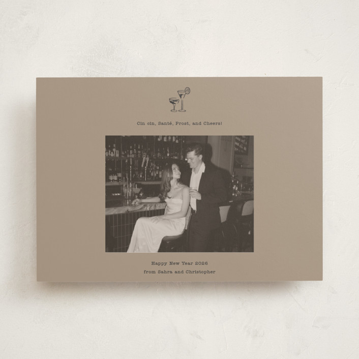 Cin cin New Year Photo Cards by Bailamor Design by CM | Minted