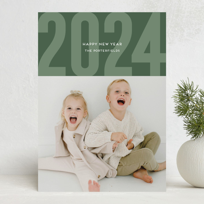 Modern Year New Year Photo Cards by Sarah Cohn | Minted
