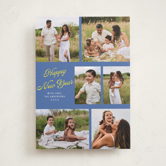 Playful Pop New Year Photo Cards by Cass Loh | Minted