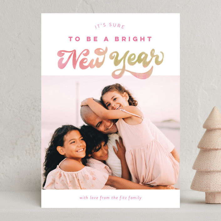 Funky New Year New Year Photo Cards by Ashley DeMeyere | Minted