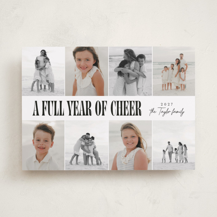 Slideshow Lineup New Year Photo Cards by Alethea and Ruth | Minted