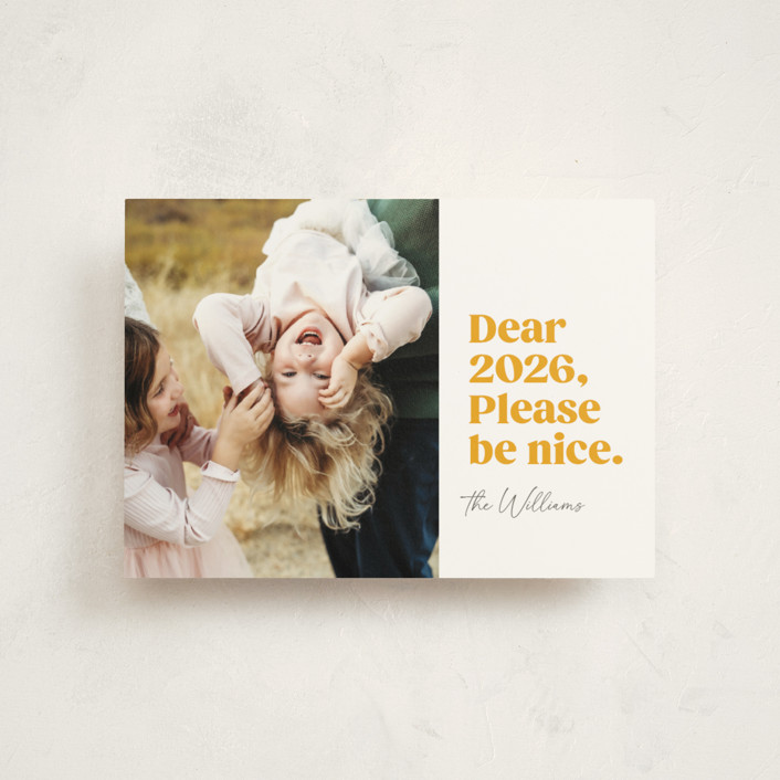 Pretty Please Holiday Postcards by Robert and Stella | Minted