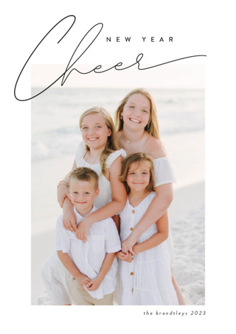 Thin Cheer Holiday Postcards by Jessica Williams | Minted