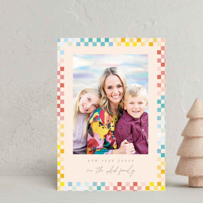 Retro prism Holiday Postcards by Creo Study | Minted