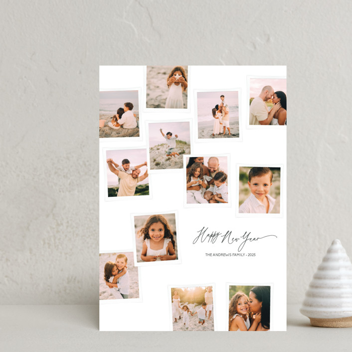 Mini Polaroids Holiday Postcards by Robin Ott | Minted
