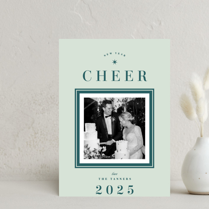 Cheer in the New Year Holiday Postcards by Alston Foster | Minted