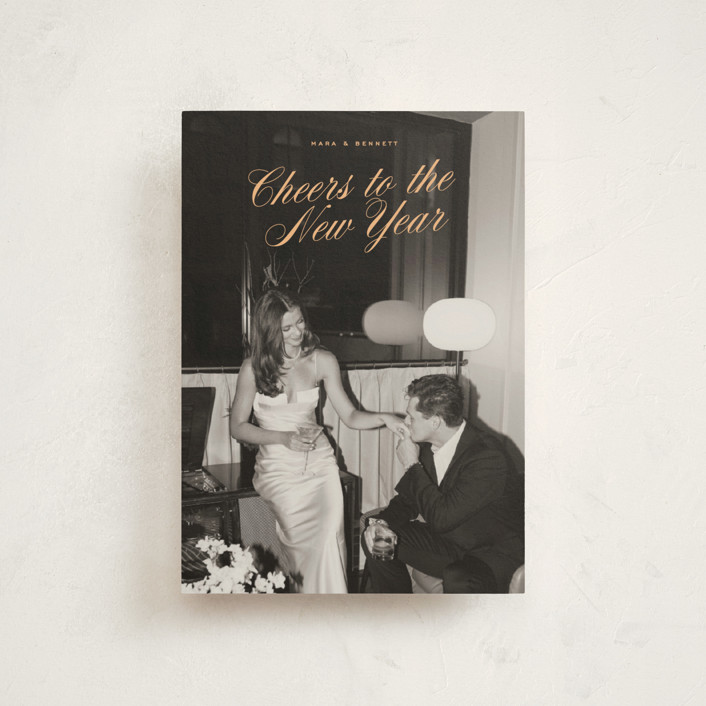 Classy Cheer Holiday Postcards by Ekko Studio | Minted