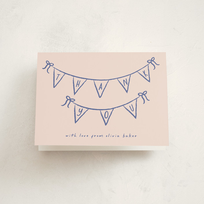 Baby Garland Baby Shower Thank You Cards by Ashley Iwafuchi | Minted